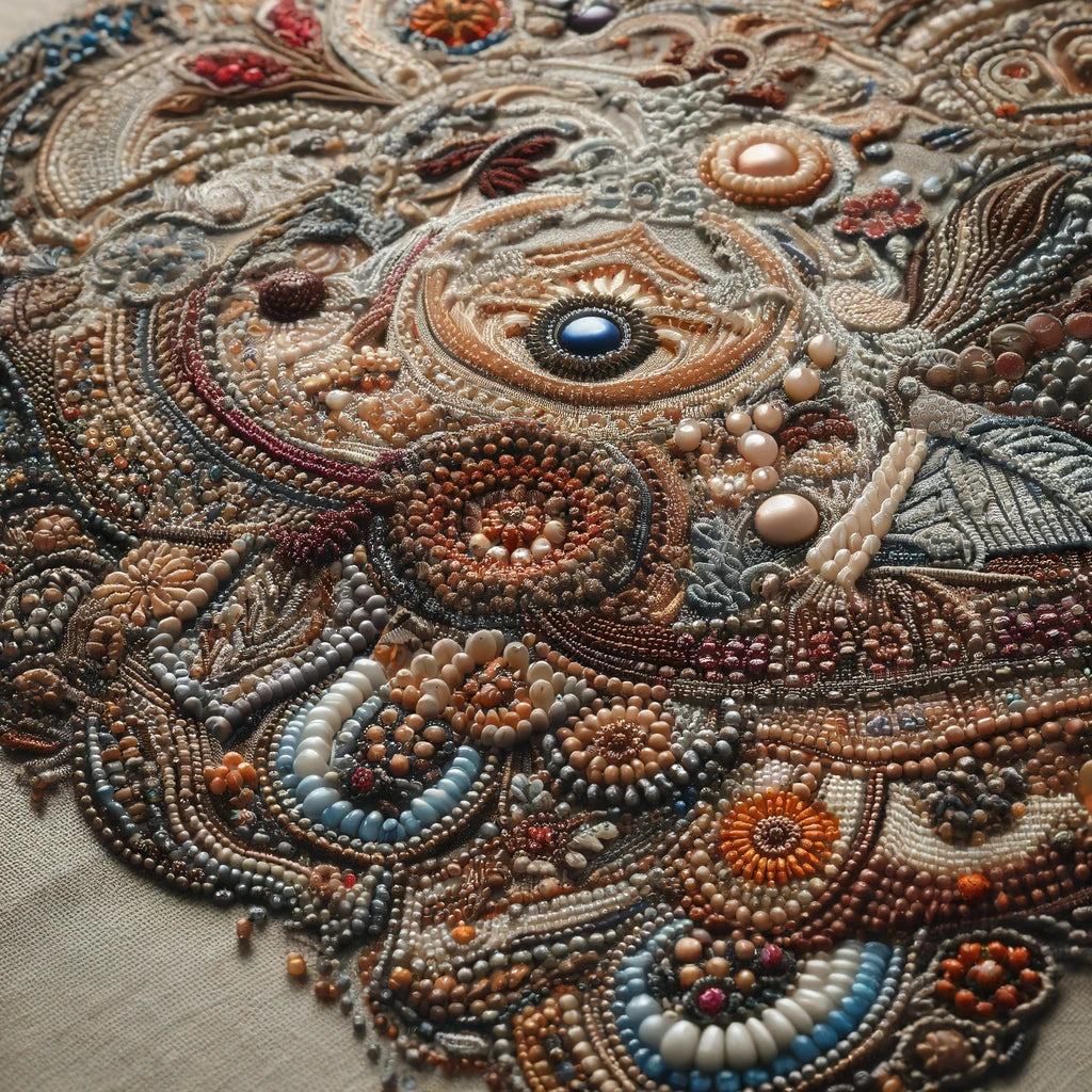 The Art of Beaded Embroidery: Adding Texture to Your Designs – The ...