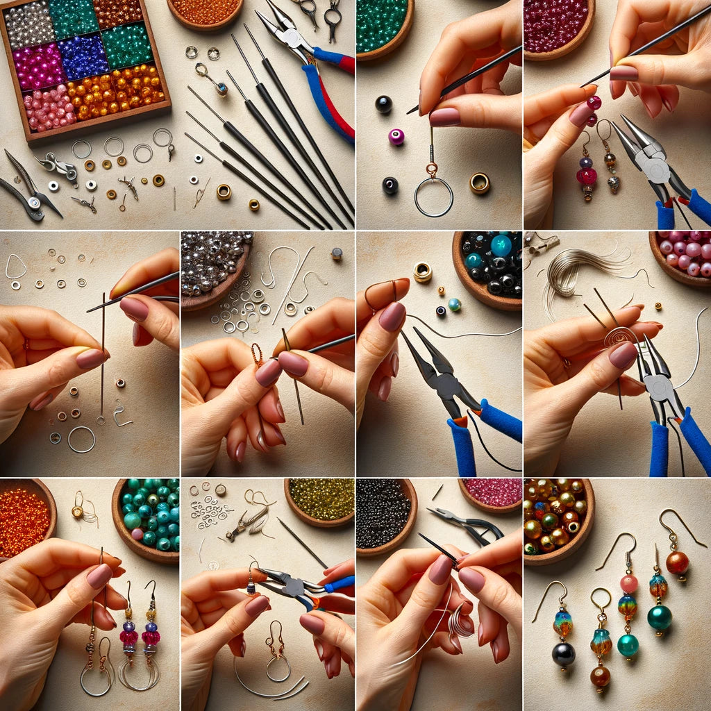 Step-by-Step Guide: Making Earrings with Basic Techniques – The Forged ...
