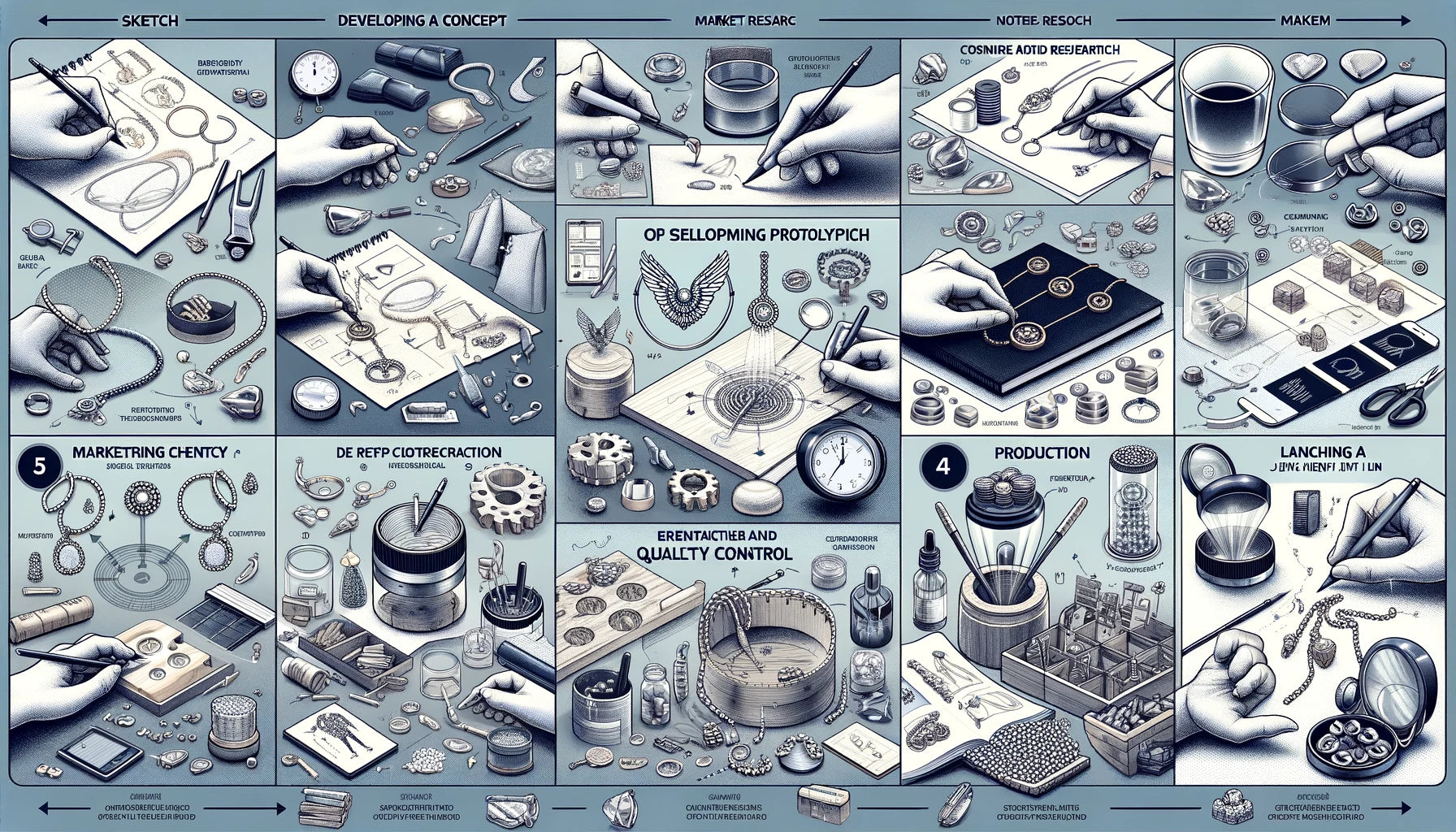 How to Create a Jewelry Line: From Concept to Completion – The Forged ...